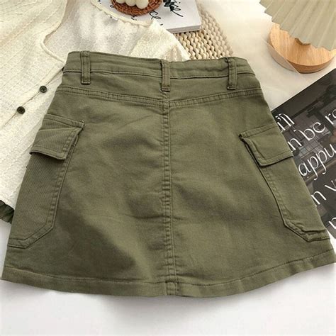 Buy All Match High Waist Denim Skirt Shoptery Ropa Estética Falda