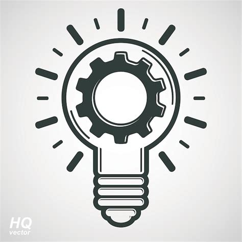 Premium Vector Vector Light Bulb High Quality Energy Design Element Technical Solution