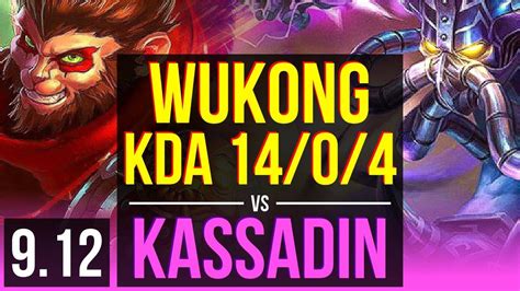 Wukong Vs Kassadin Mid Kda 1404 700 Games 2 Early Solo Kills