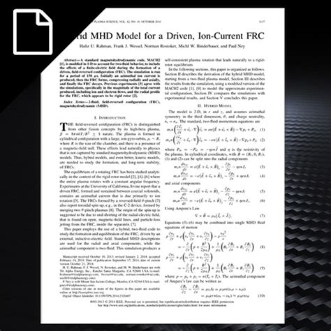 Hybrid Mhd Model For A Driven Ion Current Field Reversed Configuration