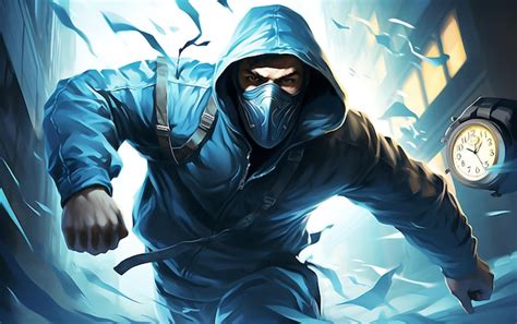 Premium Ai Image Steal Time Productivity Or Procrastination Problem