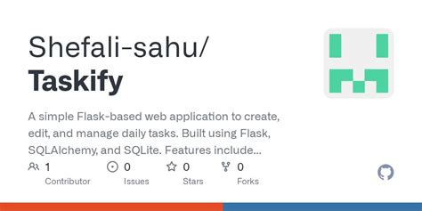 Github Shefali Sahutaskify A Simple Flask Based Web Application To