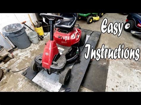 Craftsman 30" Riding Mower R1000 Belt Won't Stay On Comes Off Blade Won't Stop Deck Makes Noise ...