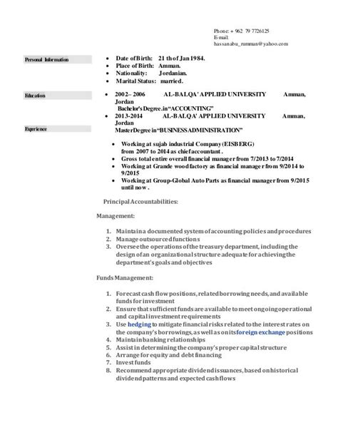 Hassans Resume