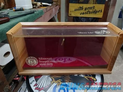 Colt Revolver Display Case 1970 Mis For Sale At