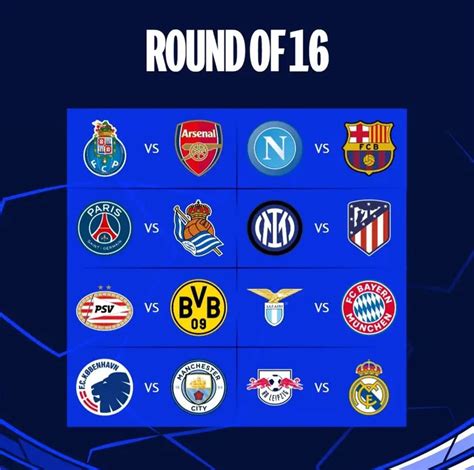 Jadwal 16 Besar Liga Champions Live Sctv Vidio Lengkap Bagan