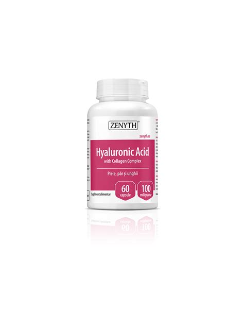 Acid Hialuronic Cu Colagen Complex 60 Capsule Zenyth