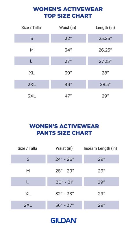 Gildan Size Chart For Youth And Adults T Shirt Size Chart And More