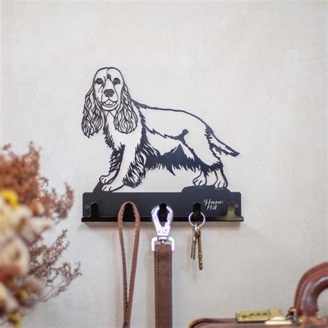 Cocker Spaniel Five Hook Rack Harpers Hill