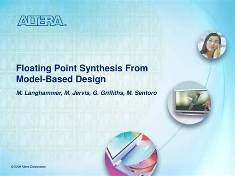 Ppt Floating Point Synthesis From Model Based Design Powerpoint Presentation Id5385112