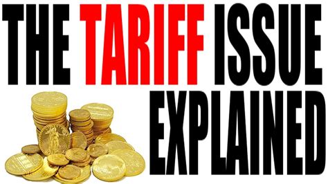 Tariffs In Us History Explained Us History Review Youtube
