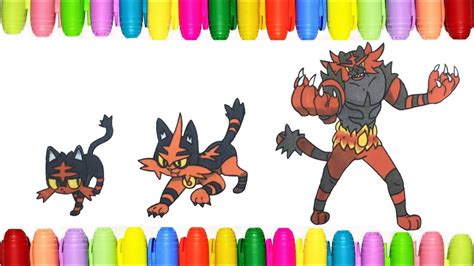 Litten Pokemon Coloring Page You Can Draw Directly Print It On Paper Or