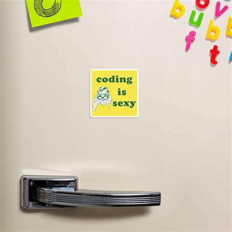 Coding Is Sexy Sticker For Sale By Koiiv Redbubble