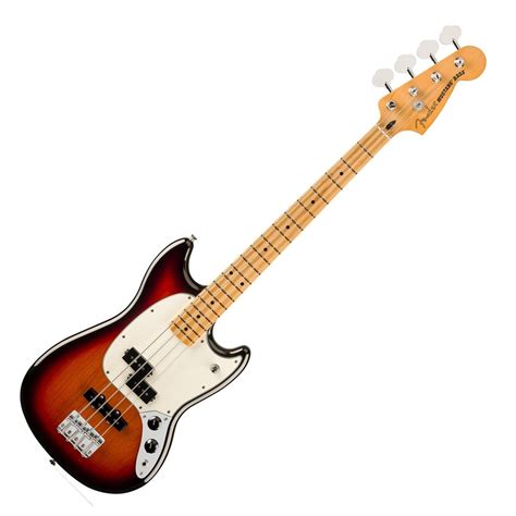 Fender Player Ii 2 Mustang Bass Pj 30 Short Scale Mn 3ts Sunburst