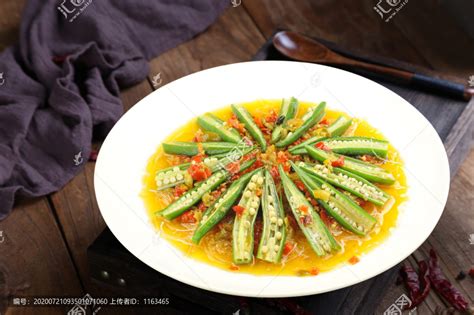 蒸秋葵 中国菜系 食品餐饮 摄影素材 汇图网www huitu