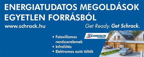 Schrack Technik Energiatudatos megoldások egyetlen forrásból