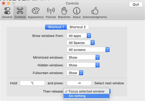 add shortcut · issue 1068 · lwouis alt tab macos · github