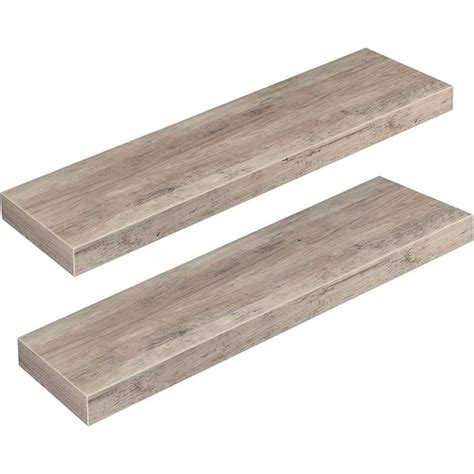 Cubilan 31 5 In W X 7 9 In D Greige Wood Composite Decorative Wall