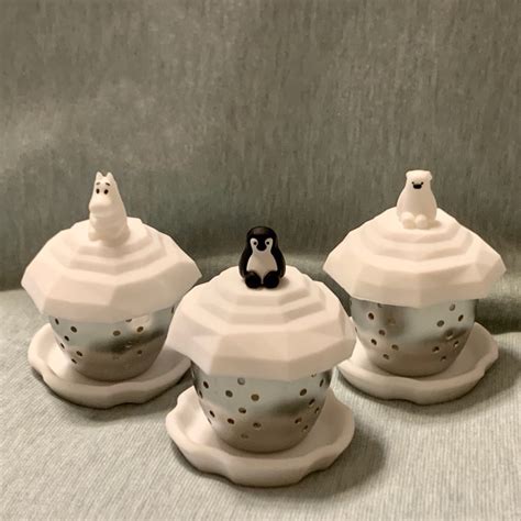 CHENsetK047 韓國 漂浮 動物 企鵝 北極熊 河馬 矽膠 不鏽鋼泡茶器 濾茶器 茶漏 交換禮物 蝦皮購物