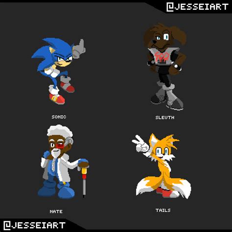 Pixilart Sonic Sprites By Jesseiart