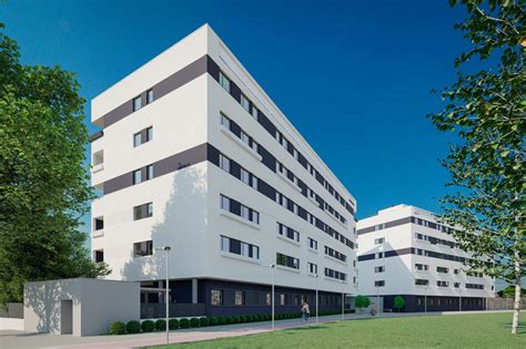 ¿cómo Es Un Render De Edificios Modernos Fireflies Renders