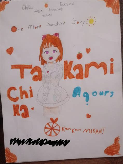 A Chika Drawing I Made Some Months Ago Ignore The Black Thing Feed