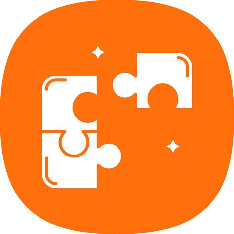 Puzzle Glyph Curve Icon 41695637 Vector Art At Vecteezy