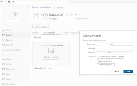 github rainmankim tableau server cloudera data extraction how to extract data from cloudera