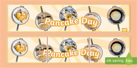 Pancake Day Photo Display Banner L Enseignant A Fait