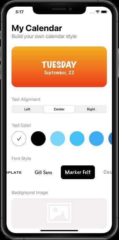 Calendar Widget Ios 14 Widget App Source Code By Apps4world Codester