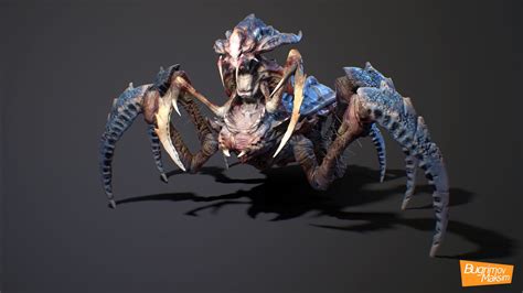 3d Model Arachnid Boss Vr Ar Low Poly Rigged Animated Cgtrader