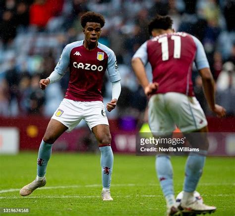 Carney Chukwuemeka Of Aston Villa In Action During The Premier League