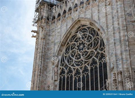 Duomo Di Milano Or Milan Cathedral Facade Stock Photo Image Of Milan