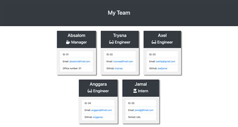 GitHub Axeljamal Tdd Oop Team Profile Generator Test Driven