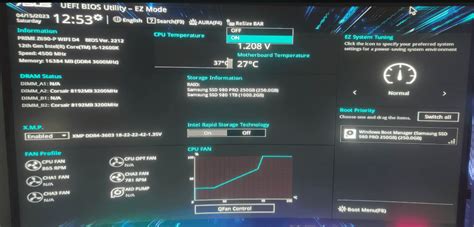 Starting Over With Loaded Optimized Defaults In Bios R Overclocking