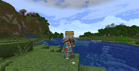 I Made A Custom Shield Model For Minecraft R Minecraft