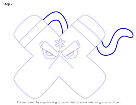 How To Draw X Uppercase From The Alphabet Lore The Alphabet Lore Step By Step