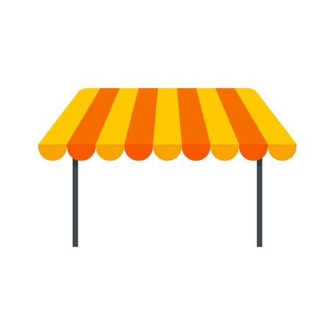 Premium Vector Outdoor Parasol Icon Flat Illustration Of Outdoor