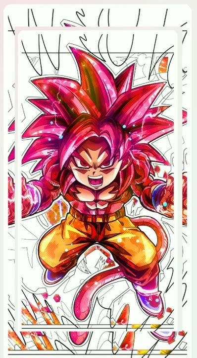 Colour Fan Part 8colour Dragon Ball Daimadrawing Art Game Short