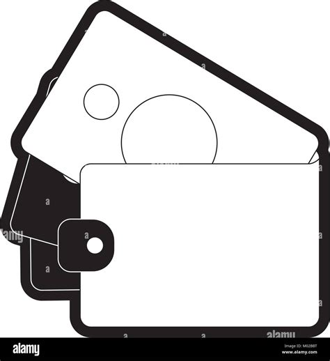 wallet vector illustration stock vector image and art alamy