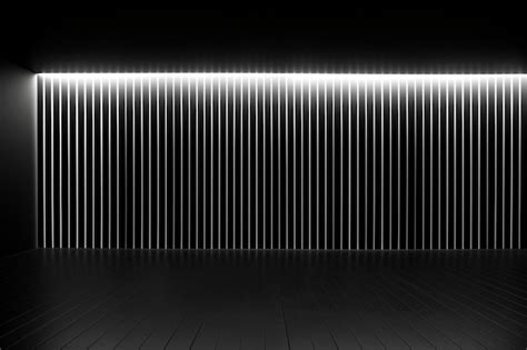 A Black Wall With A Single Thin Vertical Line Of Light Premium Ai