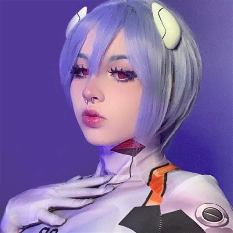 Signed Rei Ayanami Cosplay Print Etsy