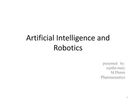Advantages And Disadvantages Of Robotics And Computational Fluid Ppt