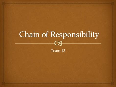 Chain Of Responsibility
