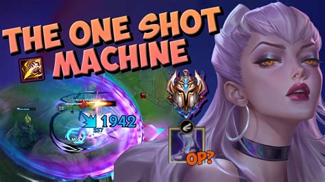 Wild Rift Evelynn One Shot Machine Insane Burst Youtube