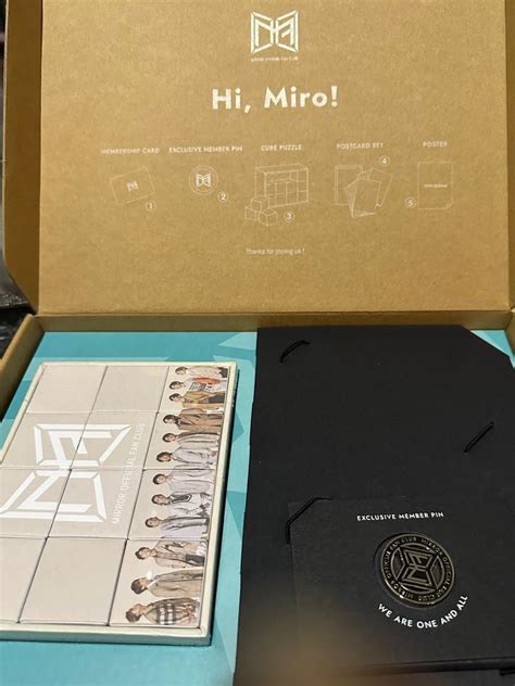 Mirror Fans Club Welcome Pack 興趣及遊戲 收藏品及紀念品 明星周邊 Carousell