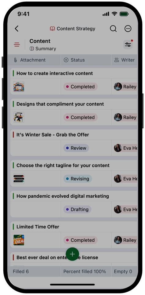Mobile Work Management App Zoho Tables