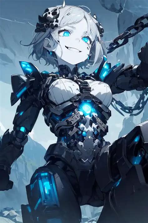 AI Art Mythical Synthetic Girl Strong Arm Atlas 02 By UminChu PixAI