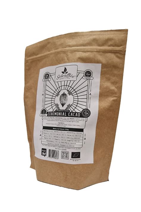 Organic Ceremonial Grade Cacao 100 Raw And Pure Cocoa Criollo Variety