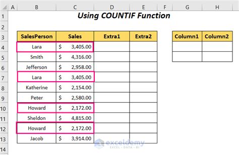 How To Transpose Duplicate Rows To Columns In Excel Ways